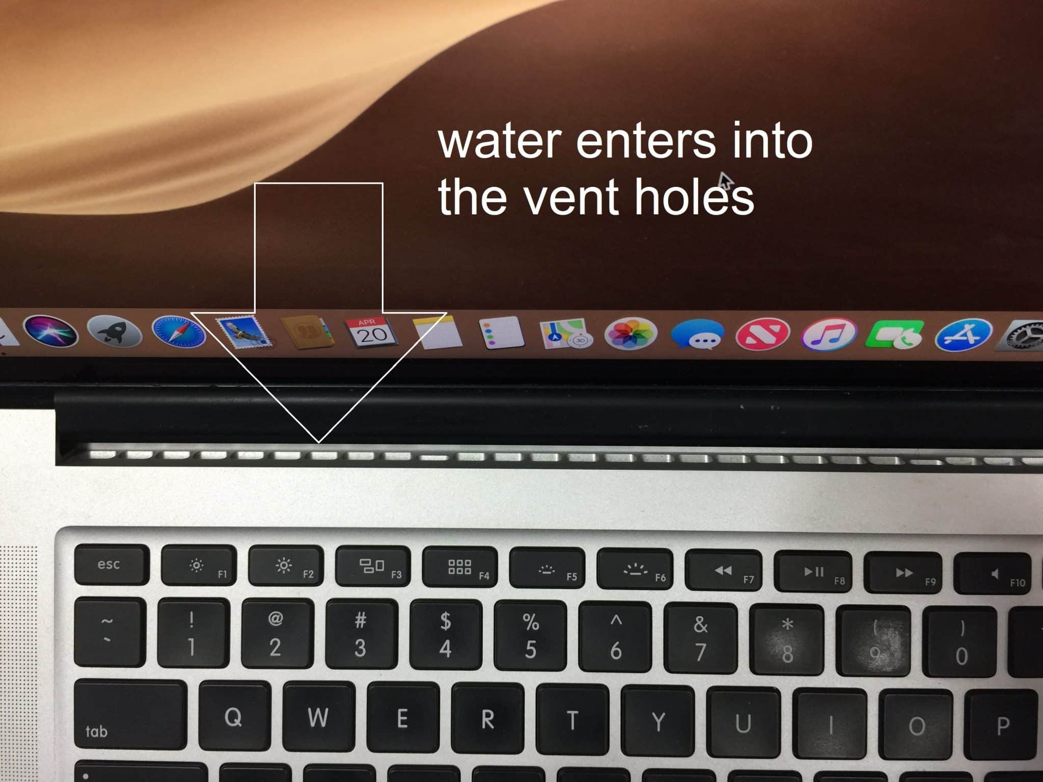 Spilled water on MacBook? Here's what to do